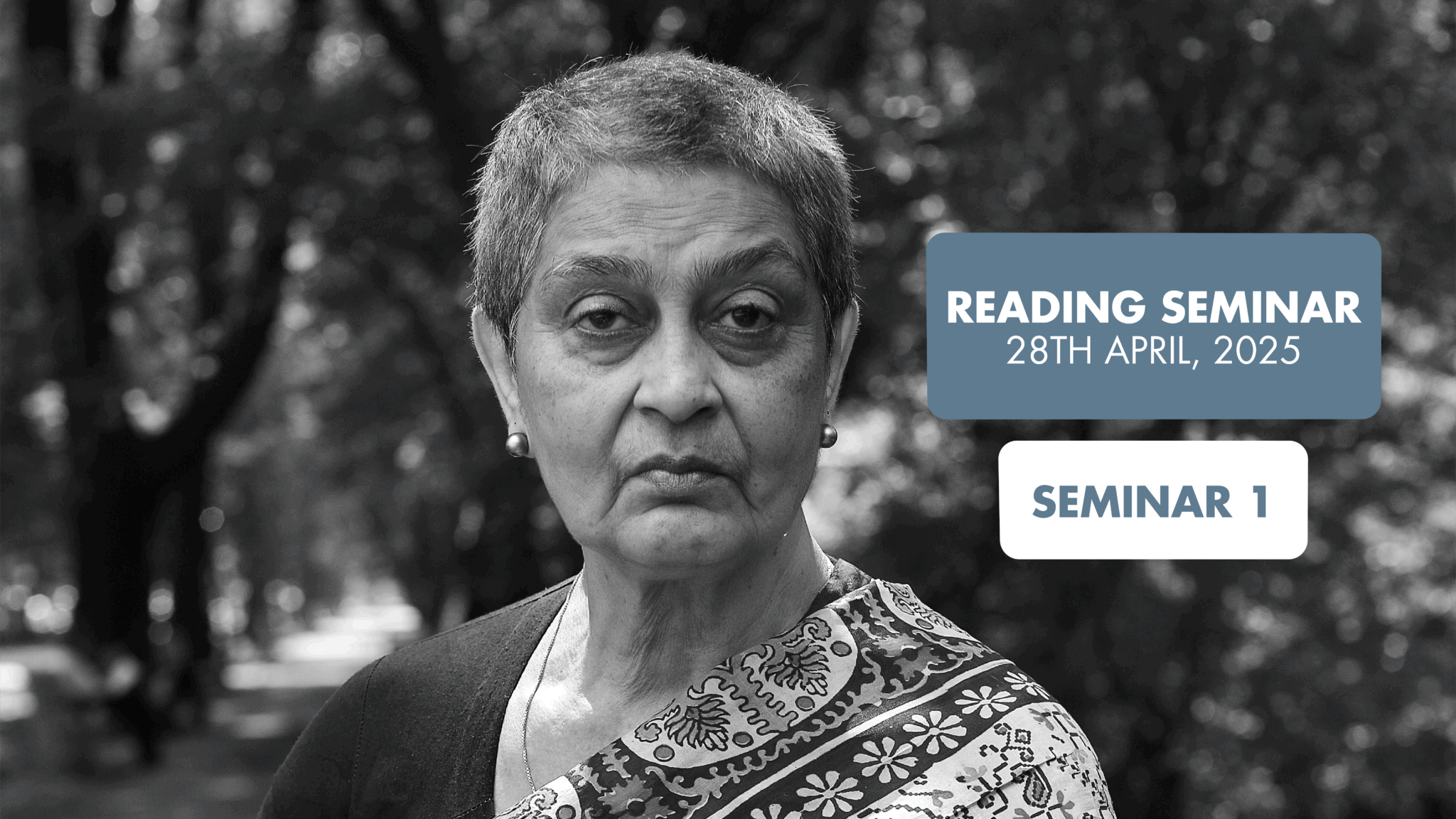 Reading Seminar: Holberg Laureate Gayatri Chakravorty Spivak, Part 1 of 4